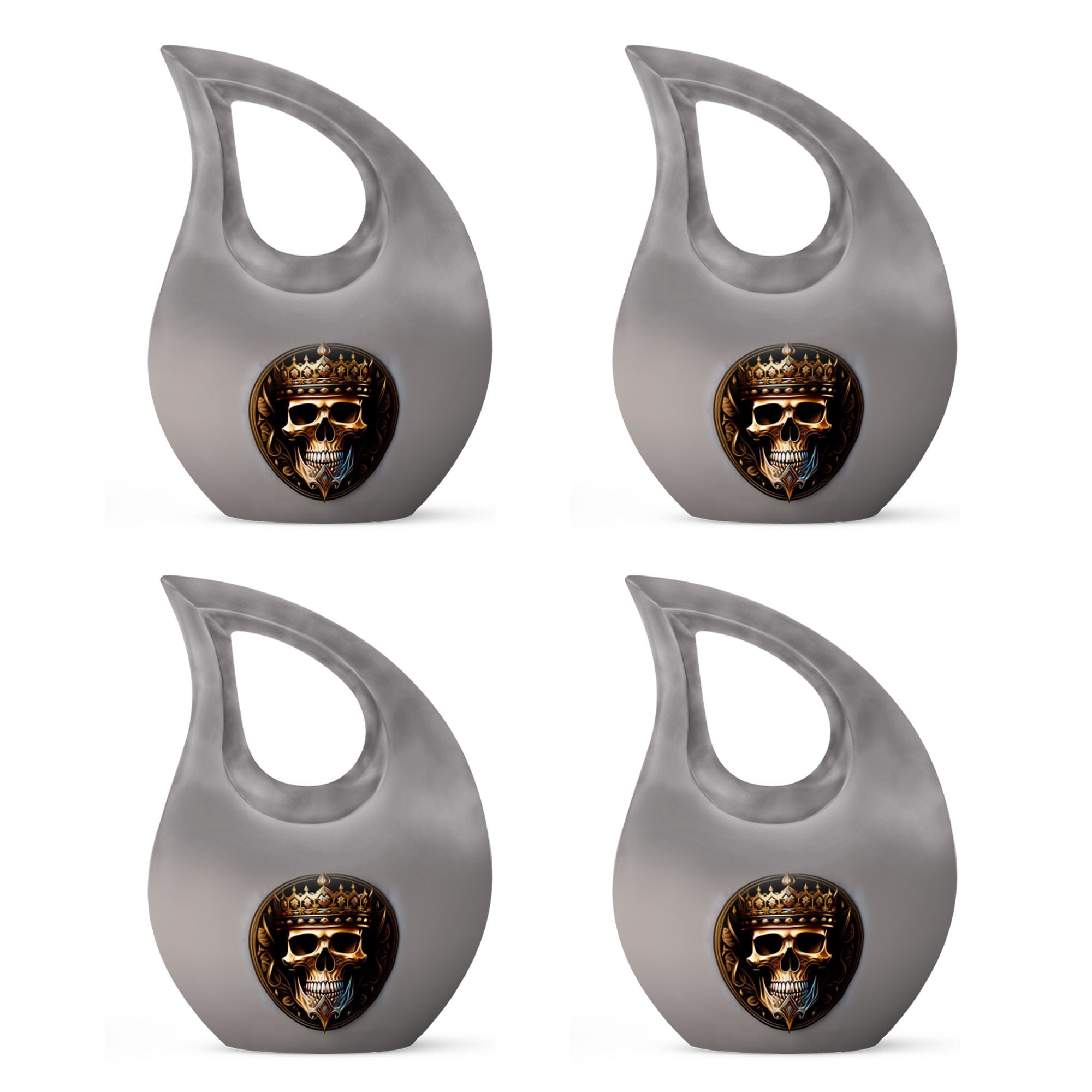 Skull Crown Urn - Burial Urns For Adult Human Ashes - Urns For Human ...