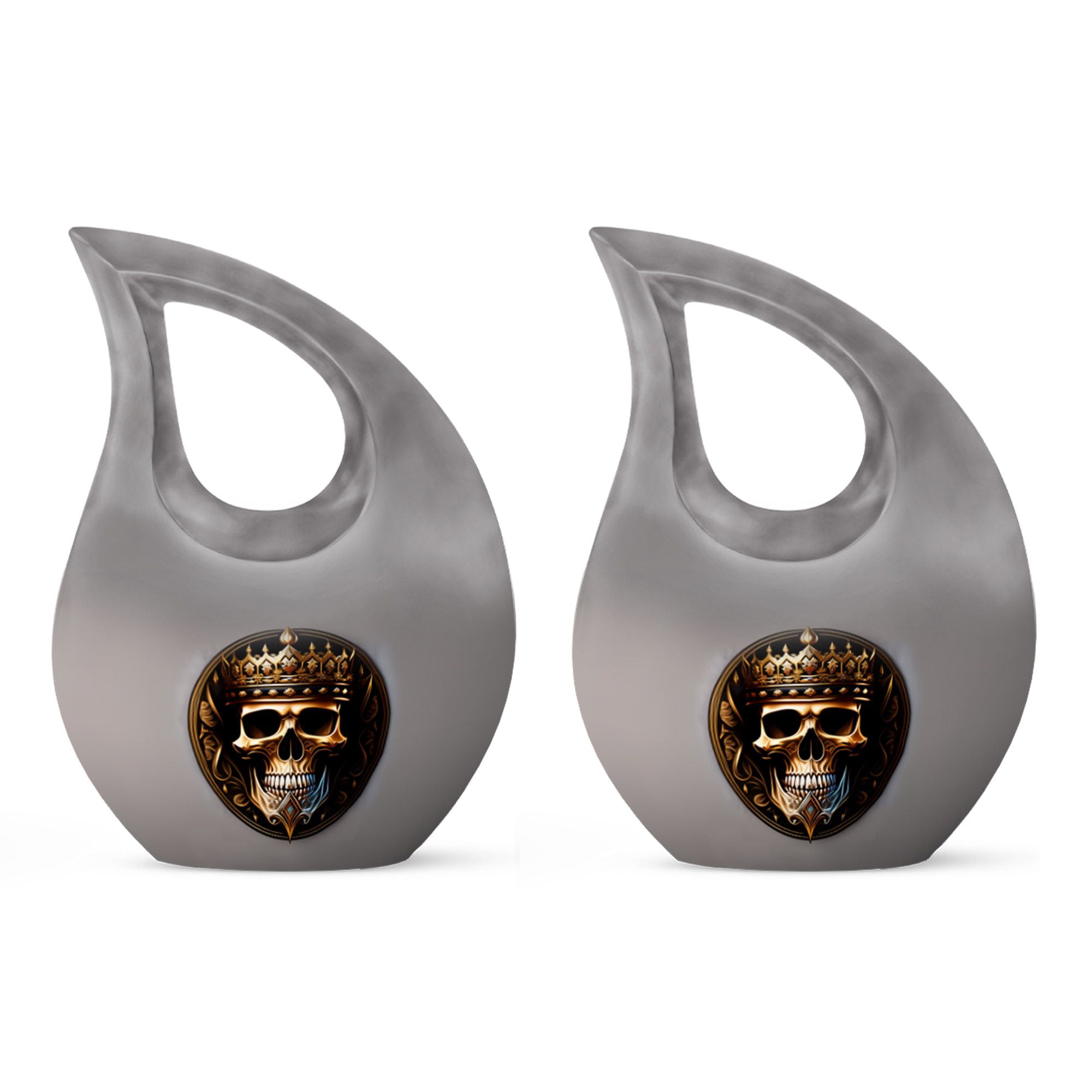 Skull Crown Urn - Cremation Urns For Human Ashes - Urn For Ashes Adult ...