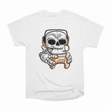 Skull Gamer With Joystick T-Shirt Tee Gift For Him Merch For Her ...