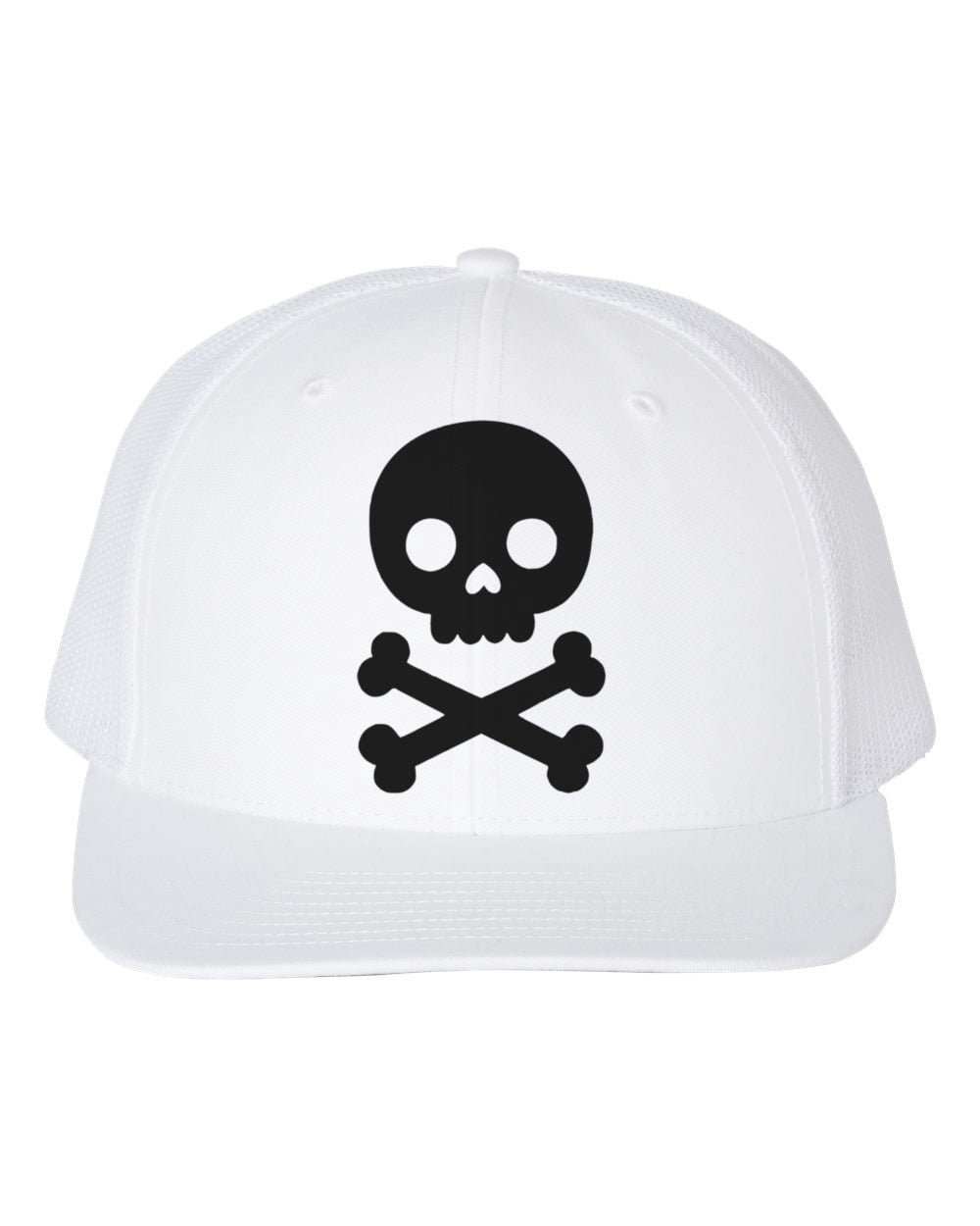 Skull Hat, Skull And Bones, Skull Trucker Hat, Baseball Cap, Bones ...