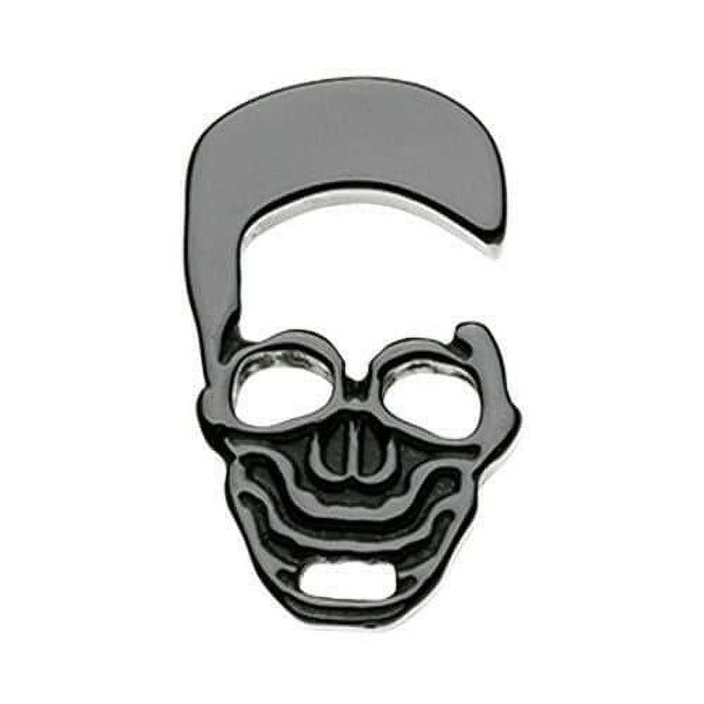 Skull Head Silhouette Acrylic Ear Gauge Hanger - Walmart.com