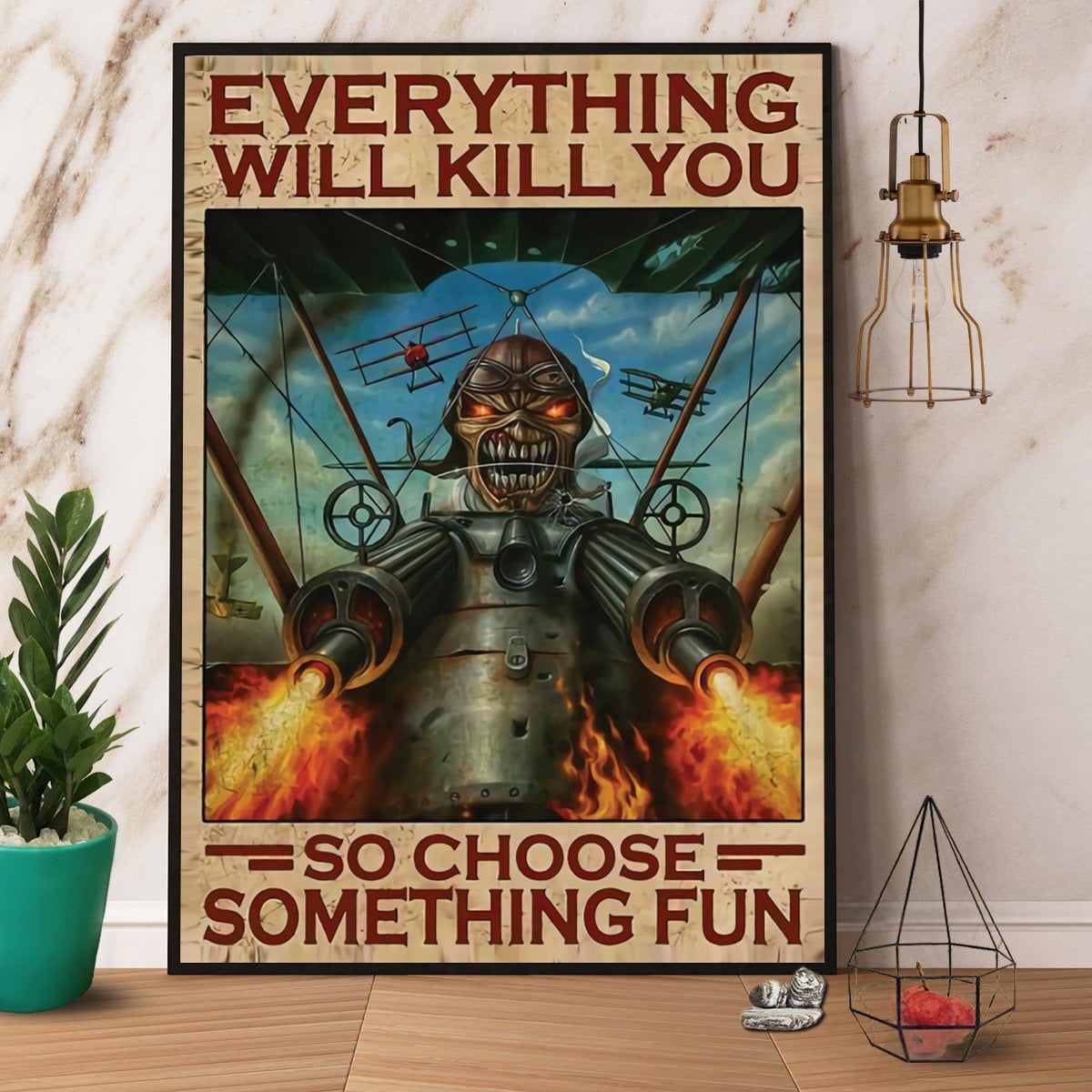 Skull Helicopter Everything Will Kill You So Choose Something Fun Fire ...