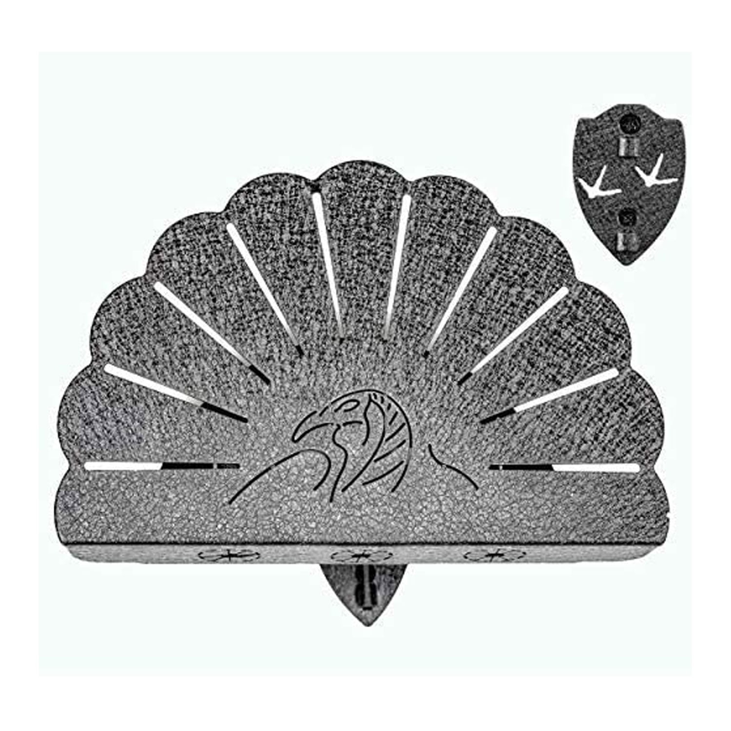 Skull Hooker Wall Mounted Steel Turkey Trophy Display, Black, 180 ...