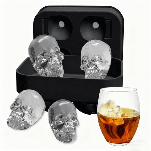 karymi Whiskey Round Ice Ball Maker Mold for Ice Large Spherical Cube ...