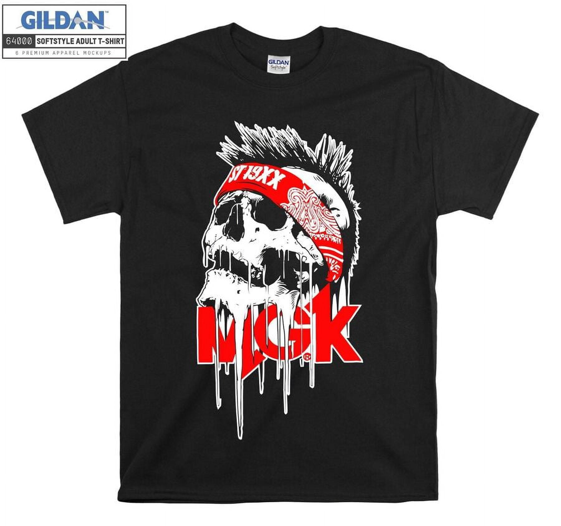 Skull Killer Gangsta Face T-shirt Gift Vintage Tshirt Men Women Unisex E793 - Walmart.com