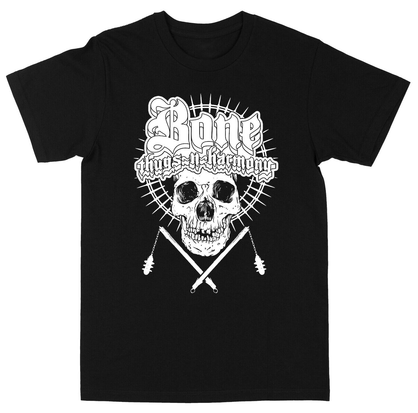 Skull Logo Hip Hop Bone Thugs-N-Harmony BONE Enterprises No Surrender T Shirt - Walmart.com