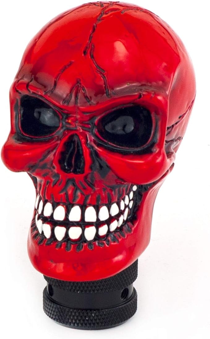 Skull MT Car Stick Shifter Handle, Gear Shift Knob Small Teeth Devil ...