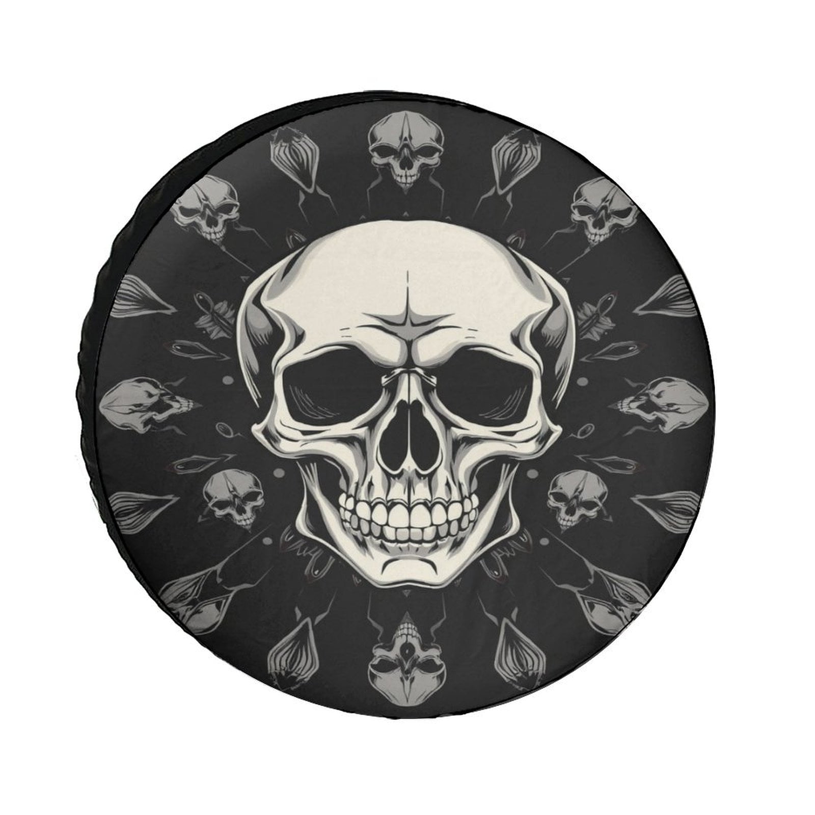 Skull Mandala Dark Art Design Spare Tire Cover Weatherproof Wheel ...