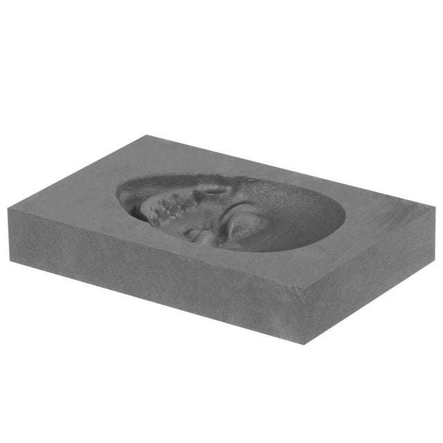 Skull Mold Crafts Melting Silver Diy Graphite Molds For Jewelry Casting Ingot Mould