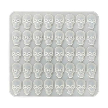 Skull Cake Pan Silicone Skull Cakelet Mold, 6 Cavities Skull Pirate ...