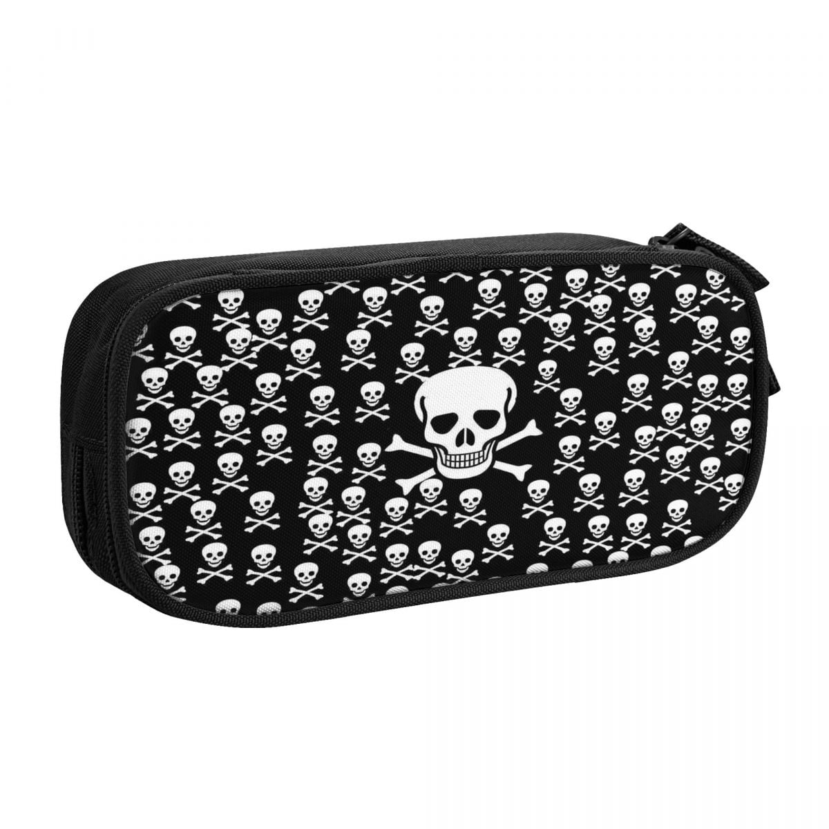 Skull Print Customized Kawaii Pencil Case Large Capacity Horror ...