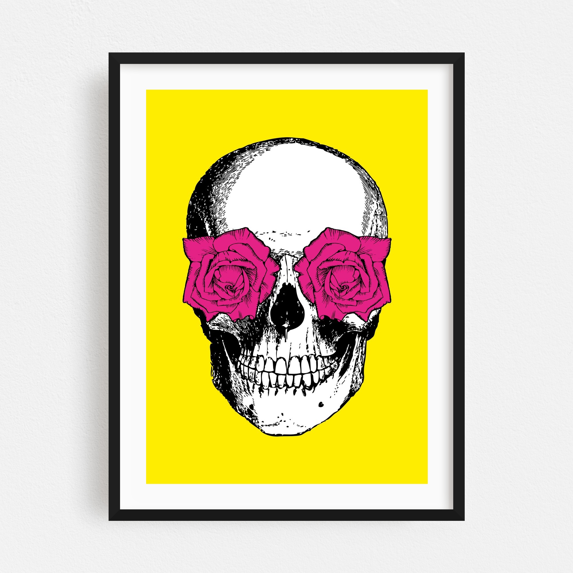 Skull and Roses | Skull and Flowers | Skulls and Skeletons | Vintage ...