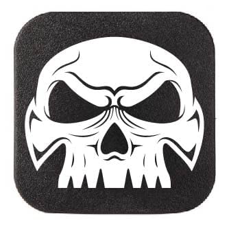 Skull Rubber Receiver Tube Hitch Plug. Truck Trailer Hitch Cover Plug ...