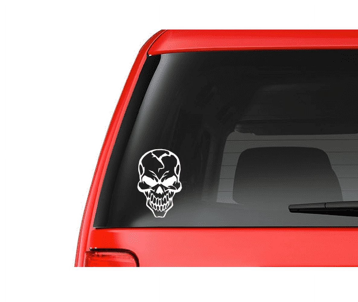 Skull (S1) Vinyl Decal Sticker Car/Truck Laptop/Netbook Window ...