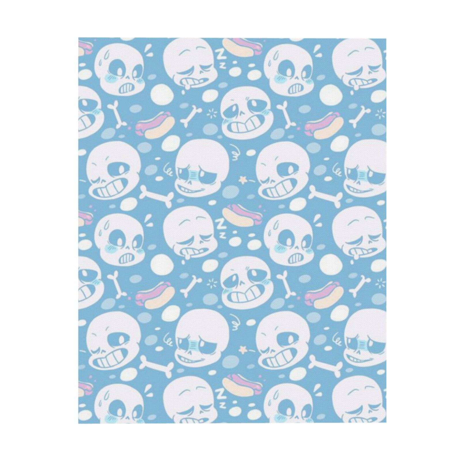 Skull Sans Undertale Canvas Decorative Poster Gift Art Picture Painting ...