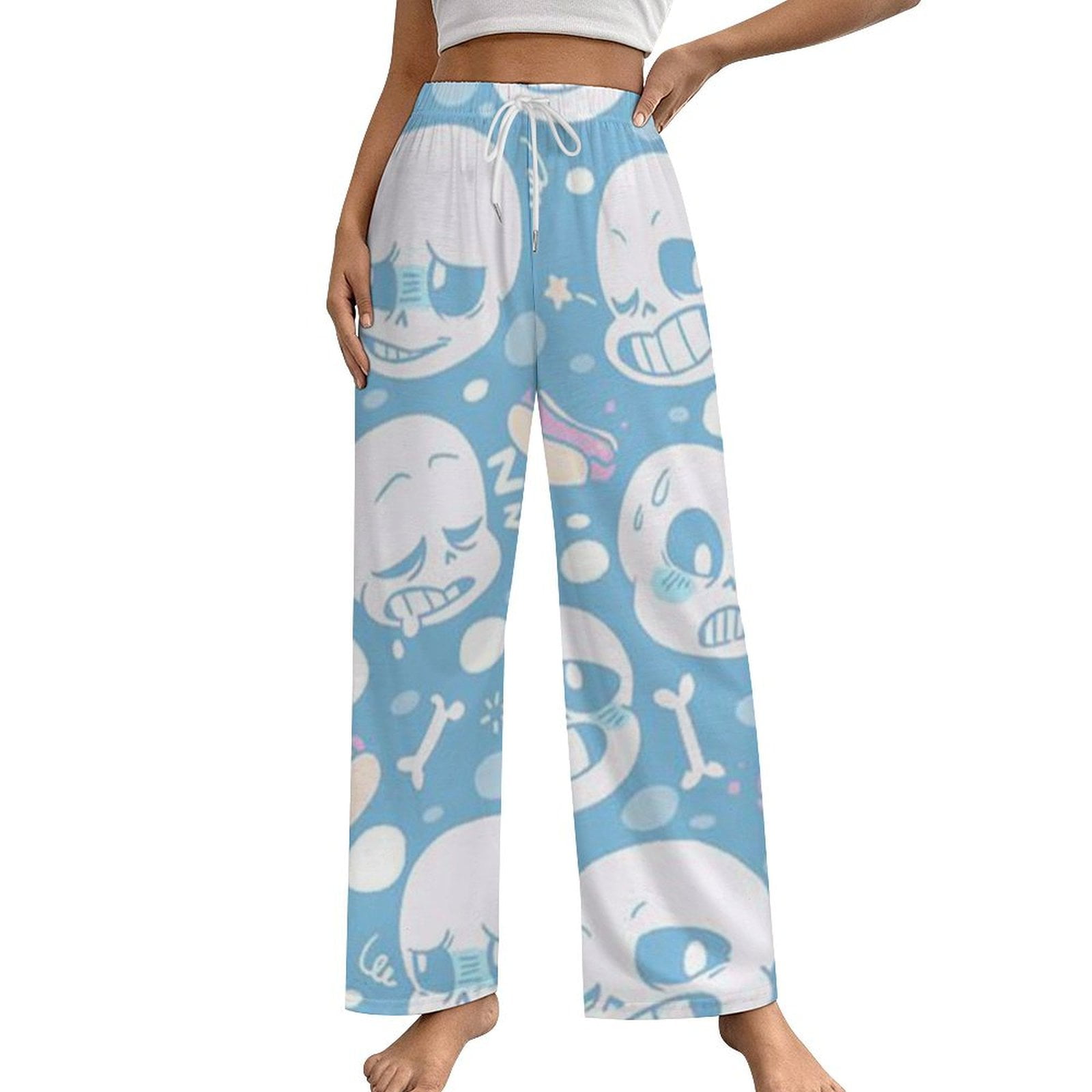 Skull Sans Undertale Home Pajama Pants For Womens Comfortable Soft ...