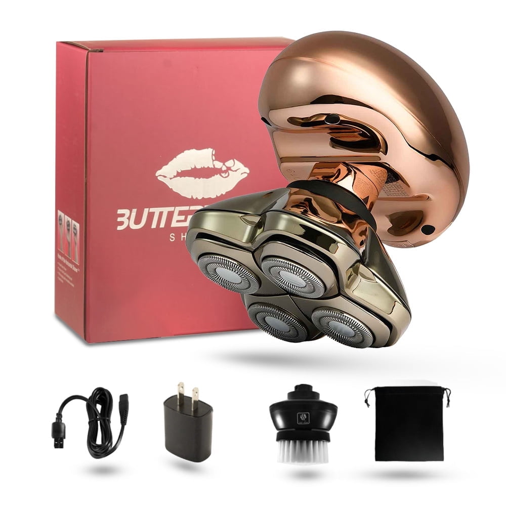 Skull Shaver Butterfly Kiss Pro (Rose Gold): Best Electric Shaver for ...