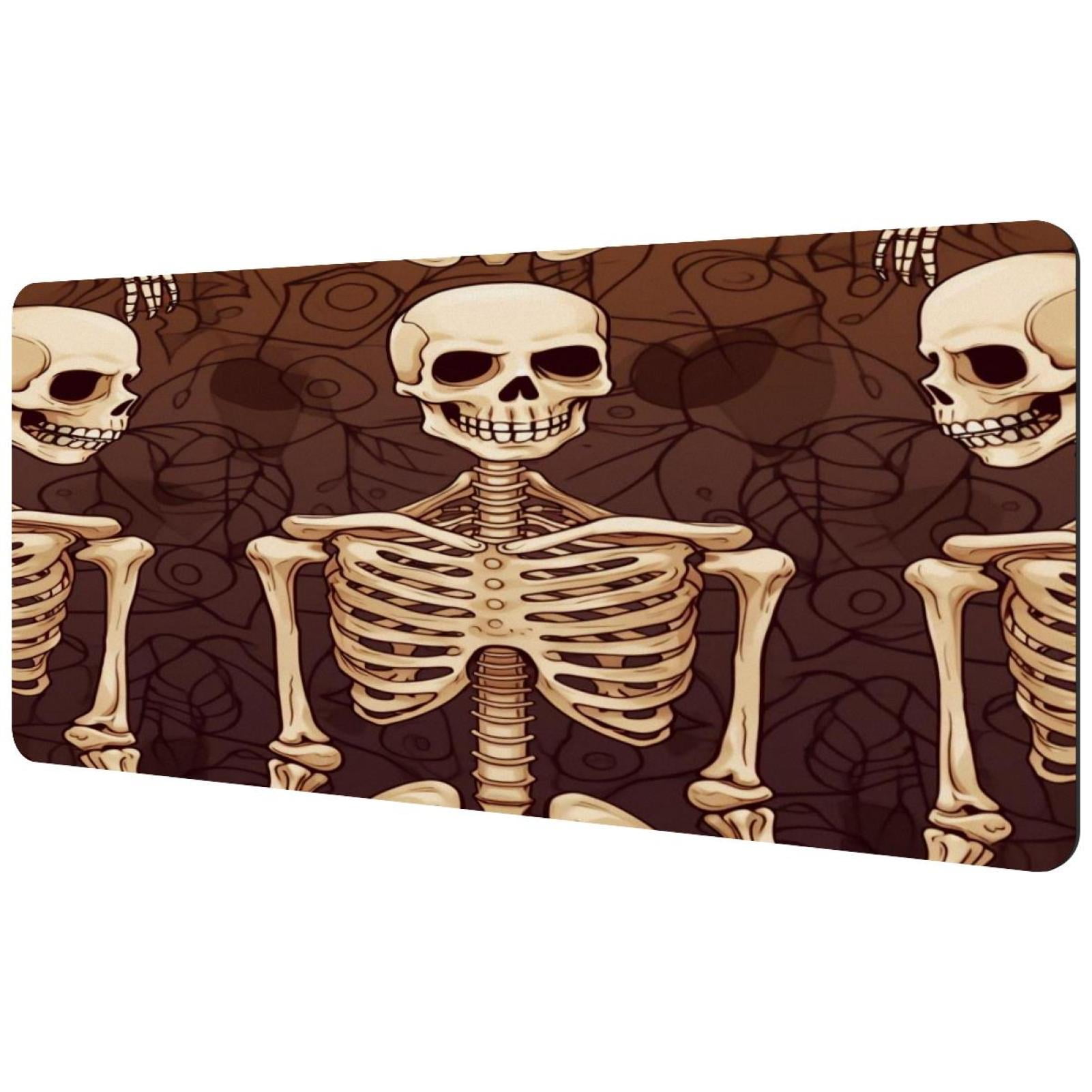 Skull Skeleton Mouse Pad, Large Mousepad for Office Home Laptop, Non ...