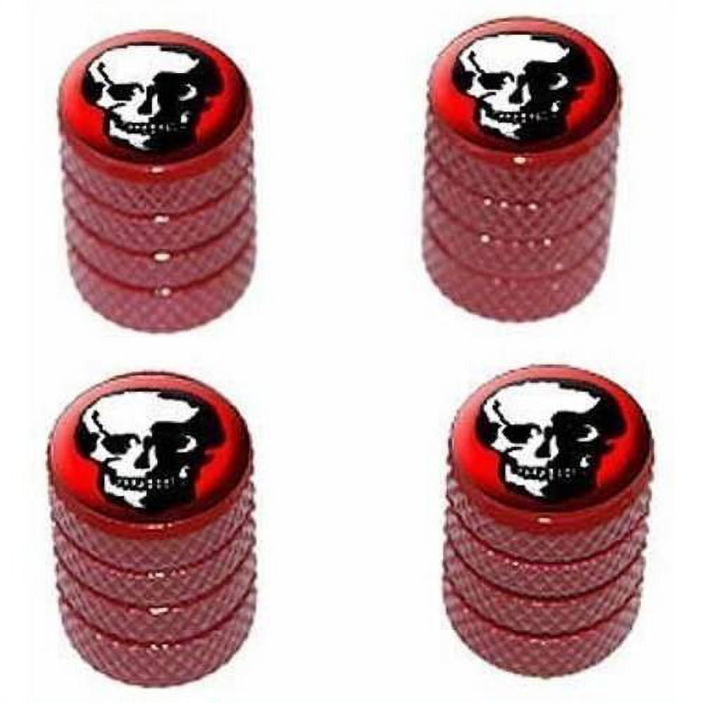 Skull Skeleton Tire Rim Wheel Aluminum Valve Stem Caps, Multiple Colors ...