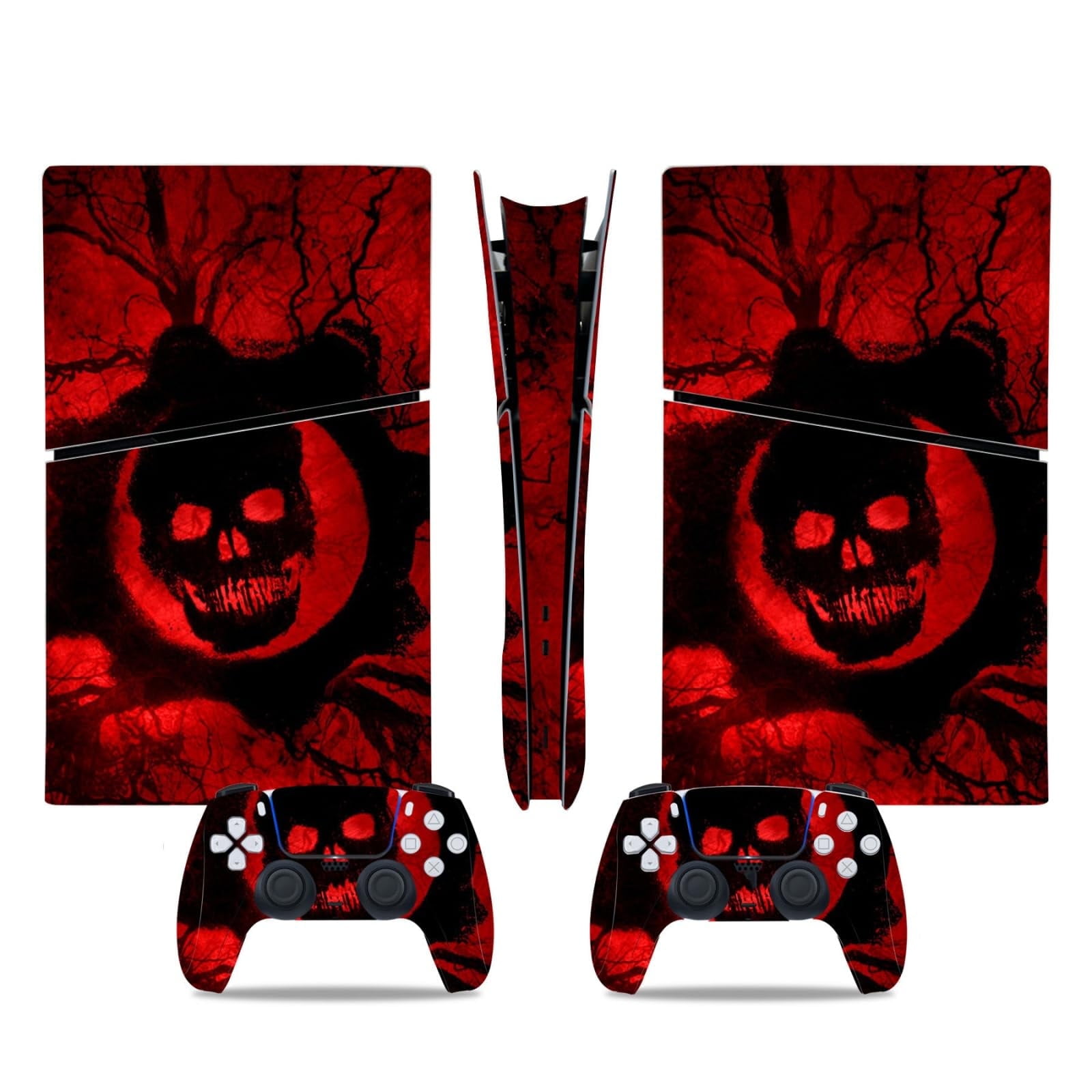 Skull Skin Compatible with P-s5/Slim Console Controller, Vinyl Decal ...