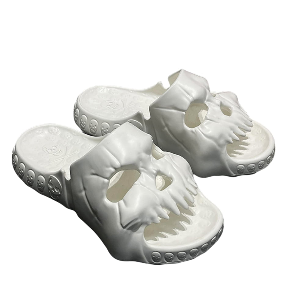 Skull Slides Sandals for Men Women,Non Slip Sport Cloud Cloudies Slides ...