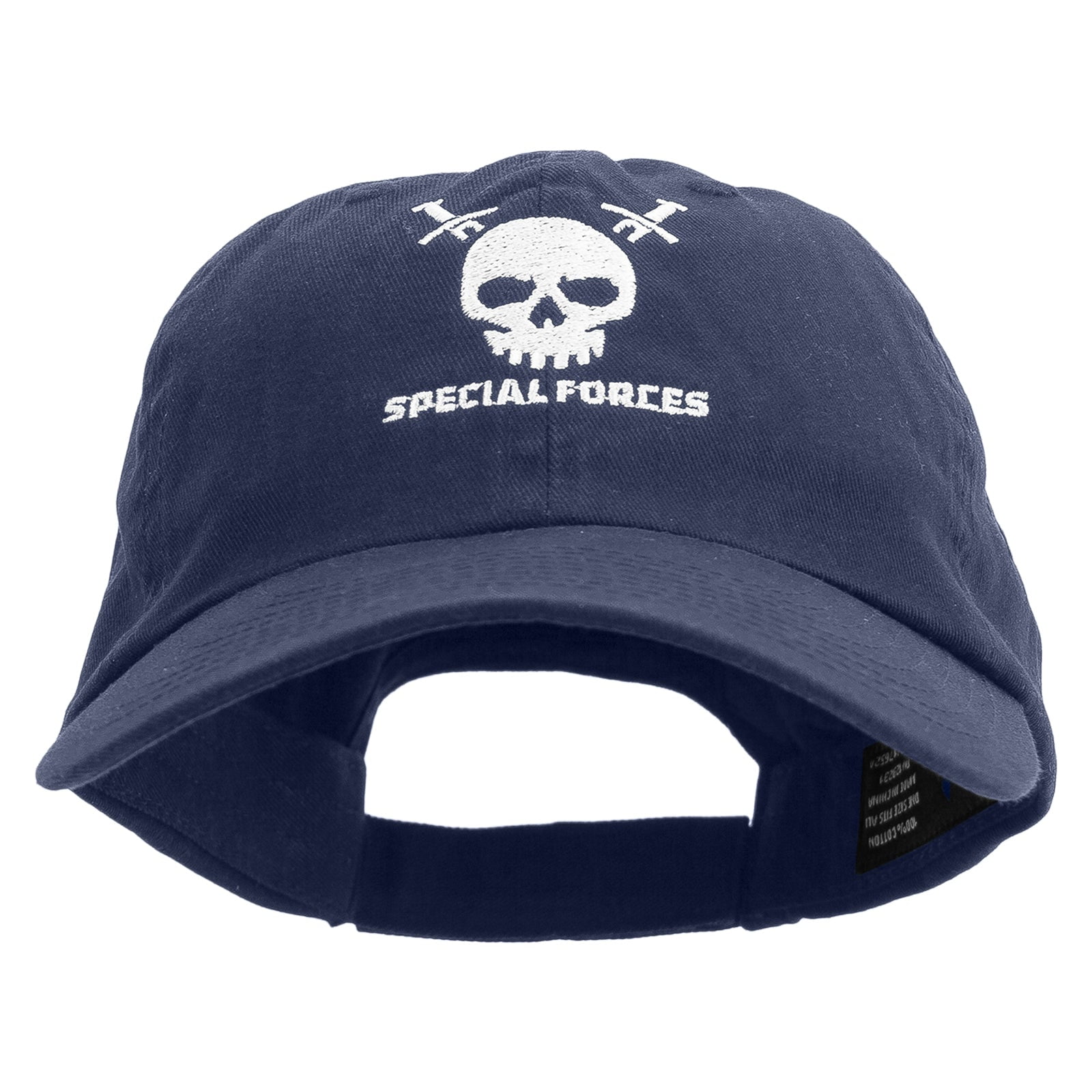 Skull Special Forces Embroidered Low Profile Dyed Cotton Twill Cap ...