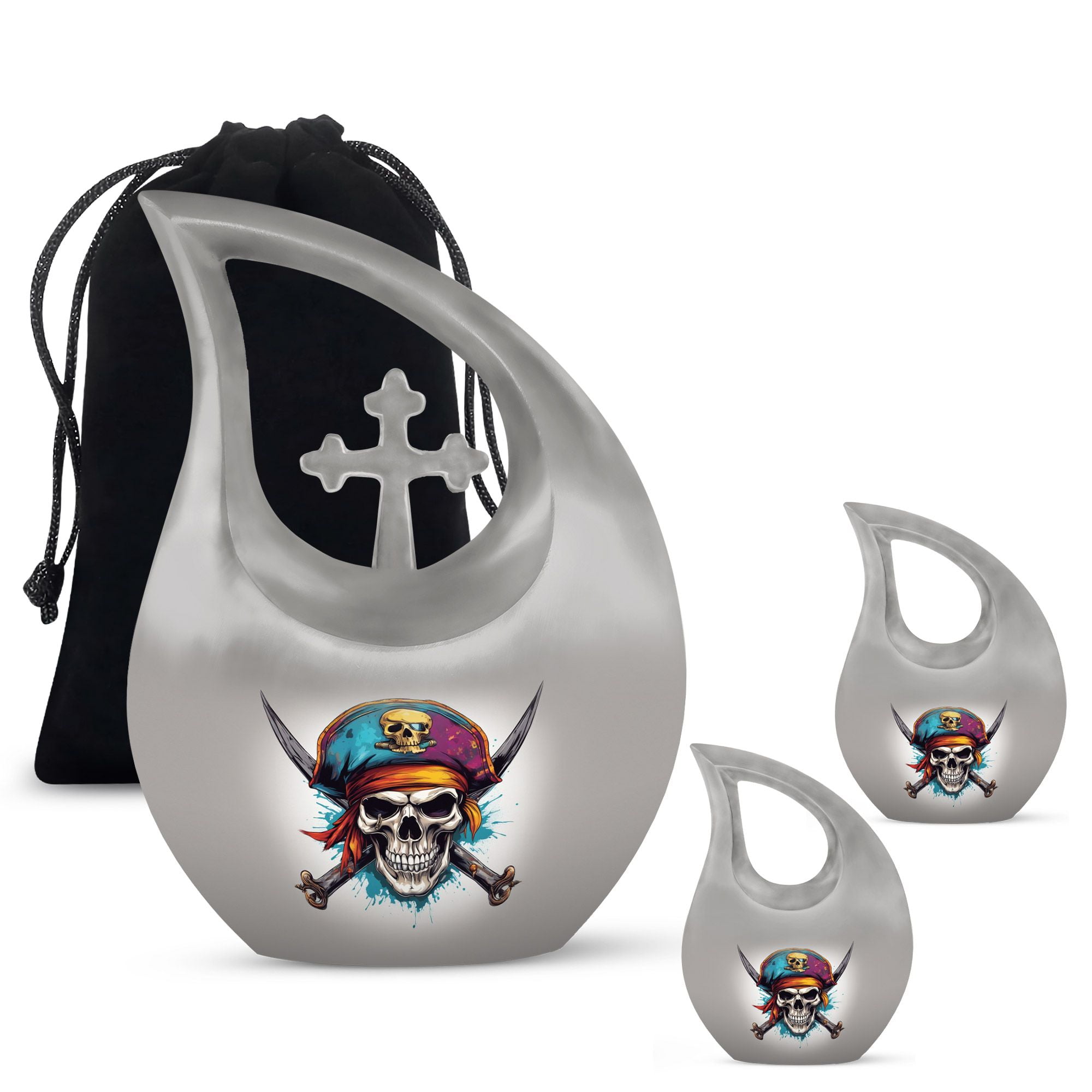 Skull Urn - Cremation Urns For Human Ashes - Urns For Ashes Adult ...
