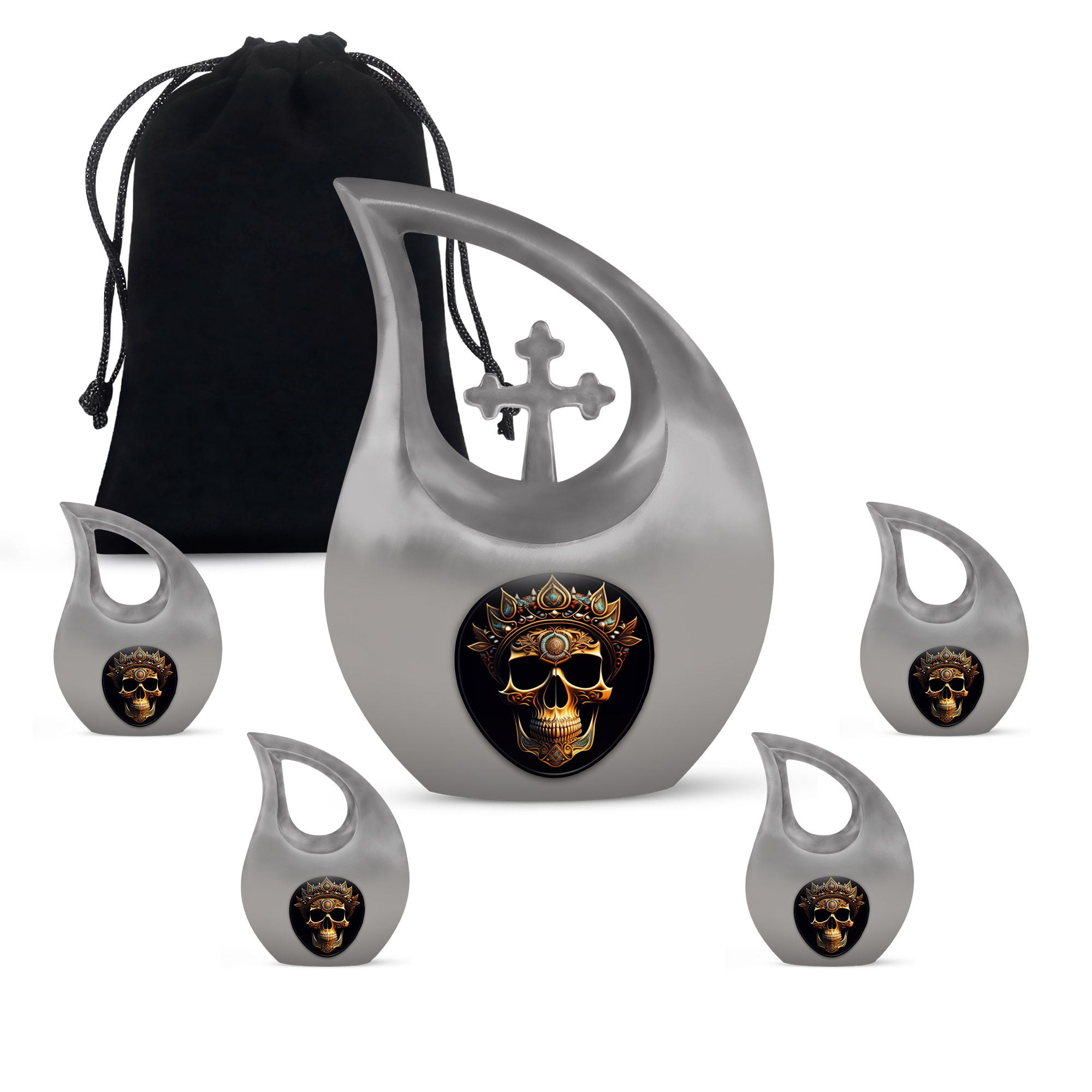 Skull Urn - Memorial Urns For Human Ashes - Adult Urns For Human Ashes ...