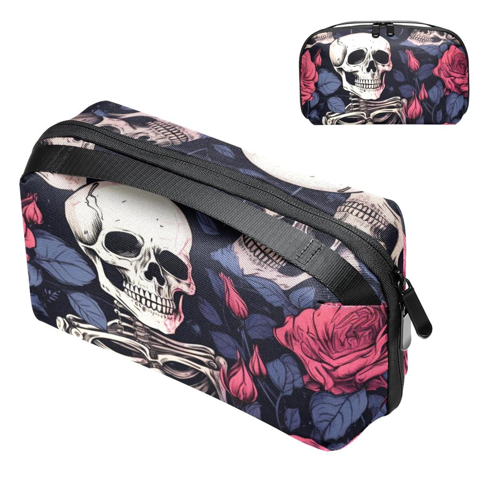 Skull Waterproof Oxford Fabric Storage Pouch for Electronic Devices ...