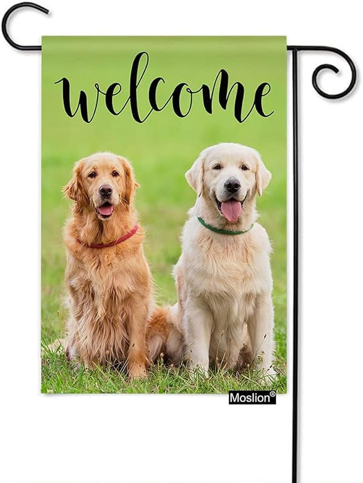 Skull Welcome Garden Flags Double Sided Bird Rest on Skeleton Head Red ...