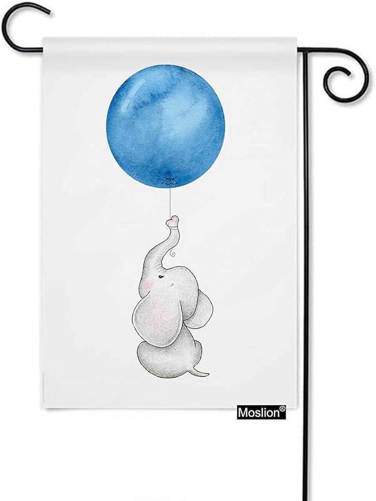 Skull Welcome Garden Flags Double Sided Bird Rest on Skeleton Head Red ...