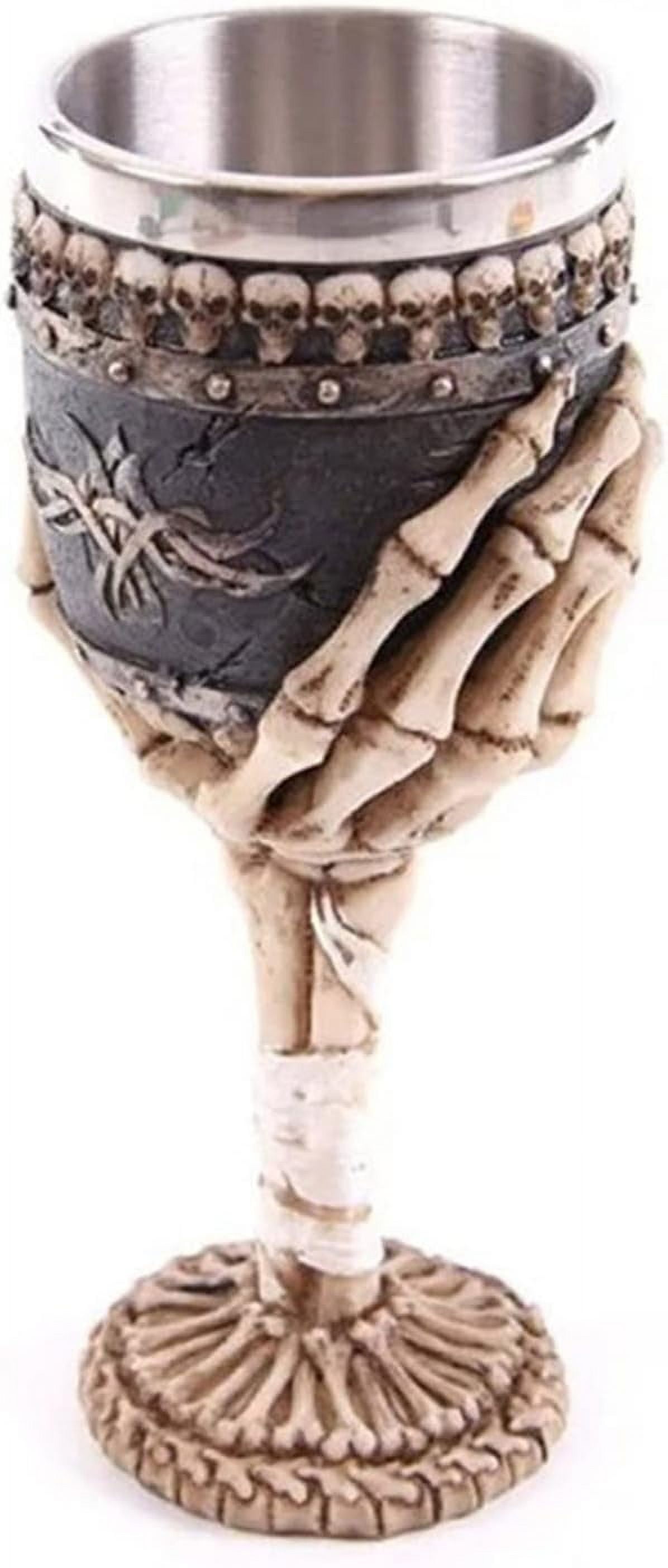 Skull Wine Glass Retro Skull Hands Goblet Cocktail Glass Wine Cups Bar ...