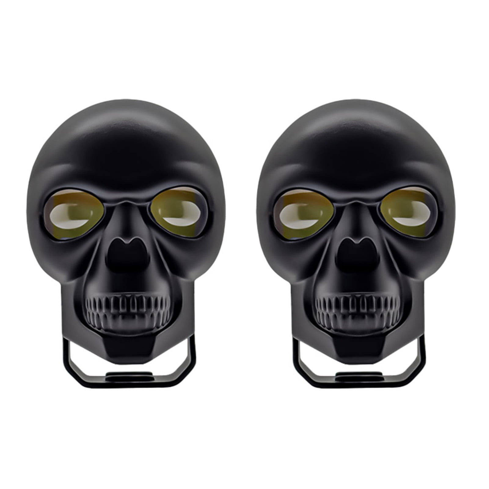 Skull-shaped LED Motorcycle Driving Fog Lights - 2Pcs Pod Lights Bar ...