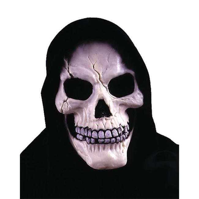 Skull with Shroud Mask Adult Halloween Accessory - Walmart.com