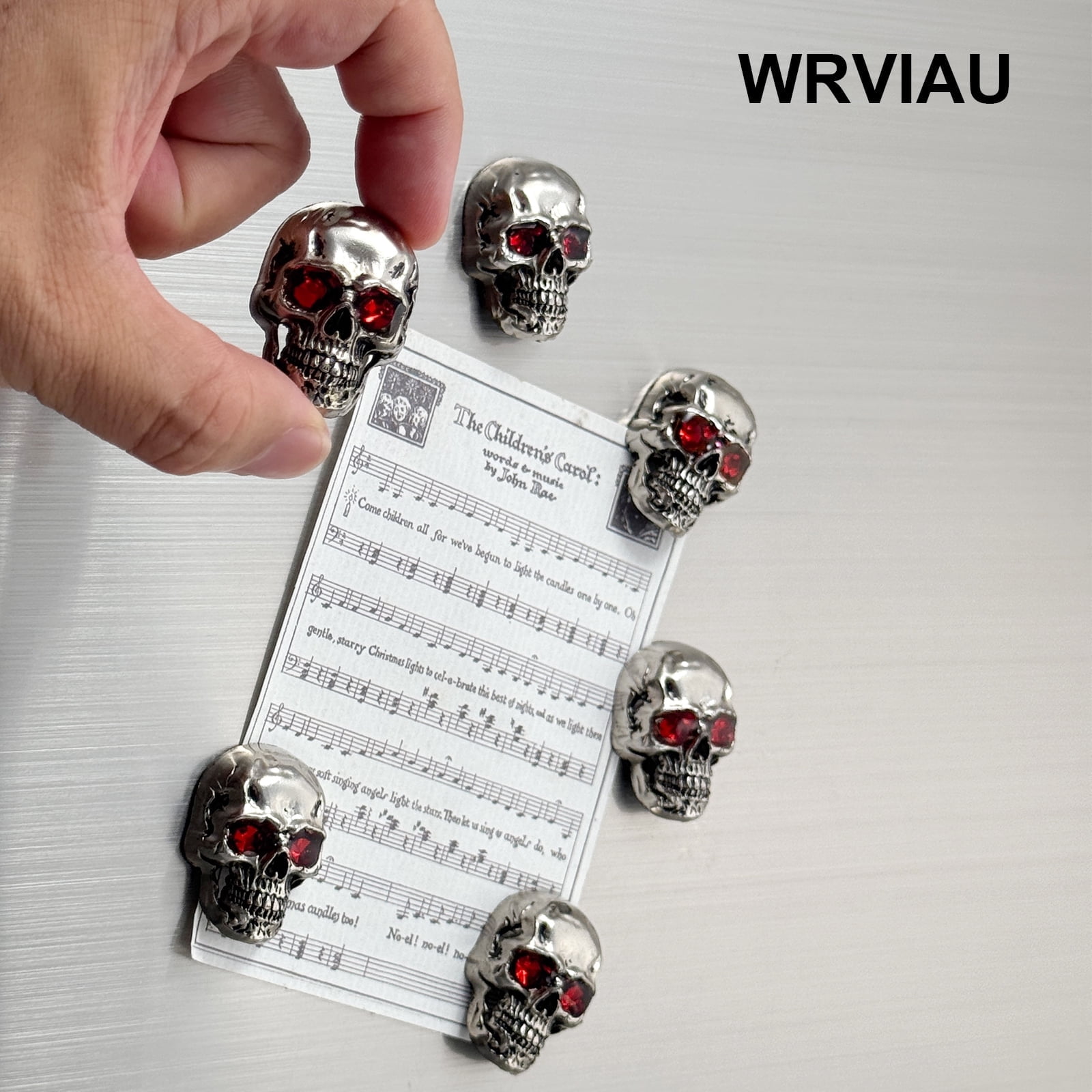 WRVICU SkullDesign Unique Skull Refrigerator Magnets - Gothic Decor ...