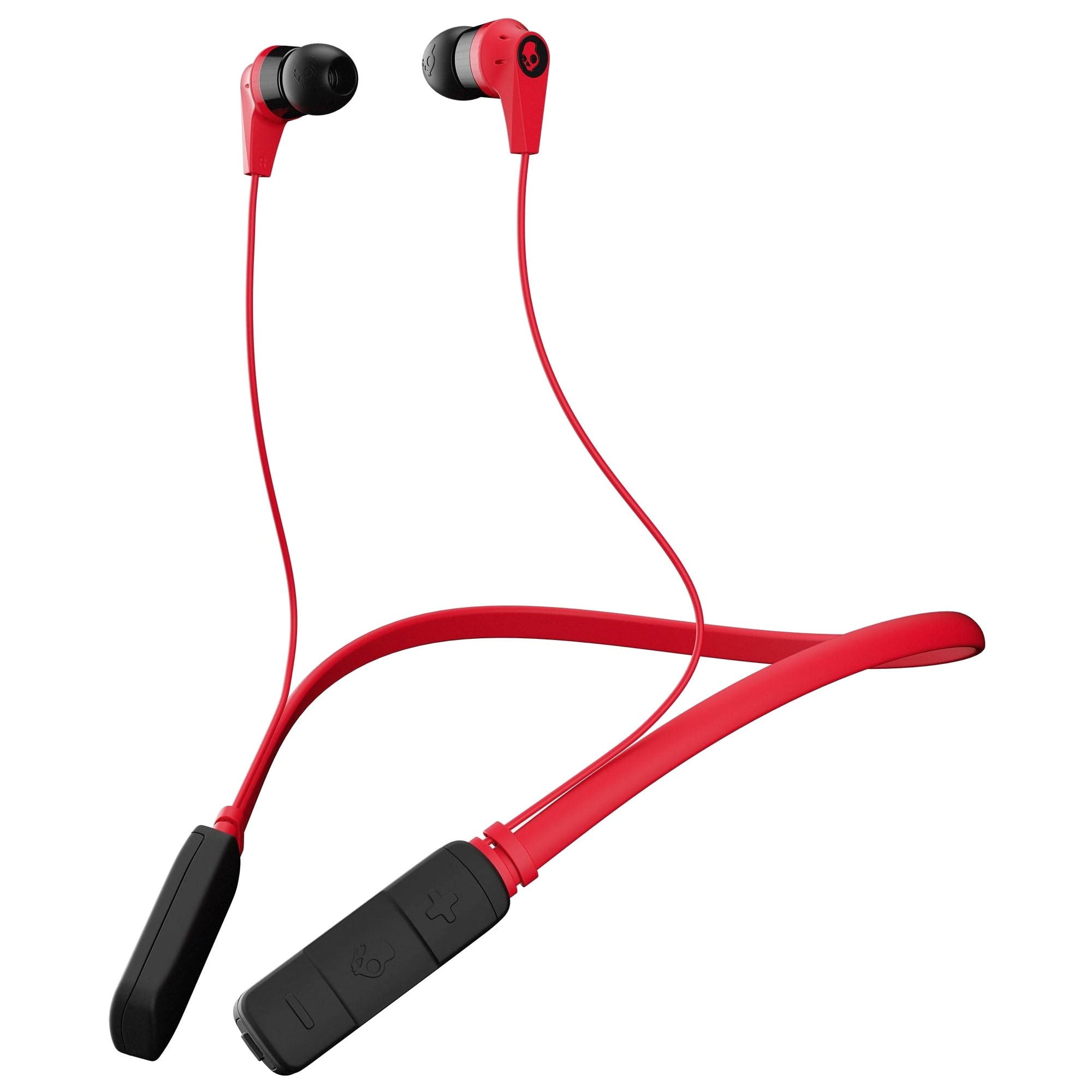 Skullcandy INK'D Bluetooth Wireless Earbud Headphones in Red/Black ...