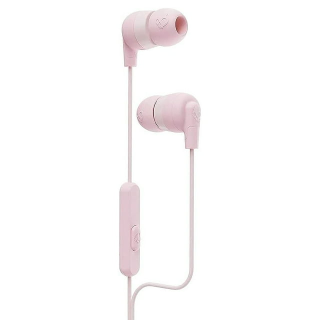Skullcandy Ink'd+ Wired Stereo Earbuds with Mic & Remote - Pastel Pink ...