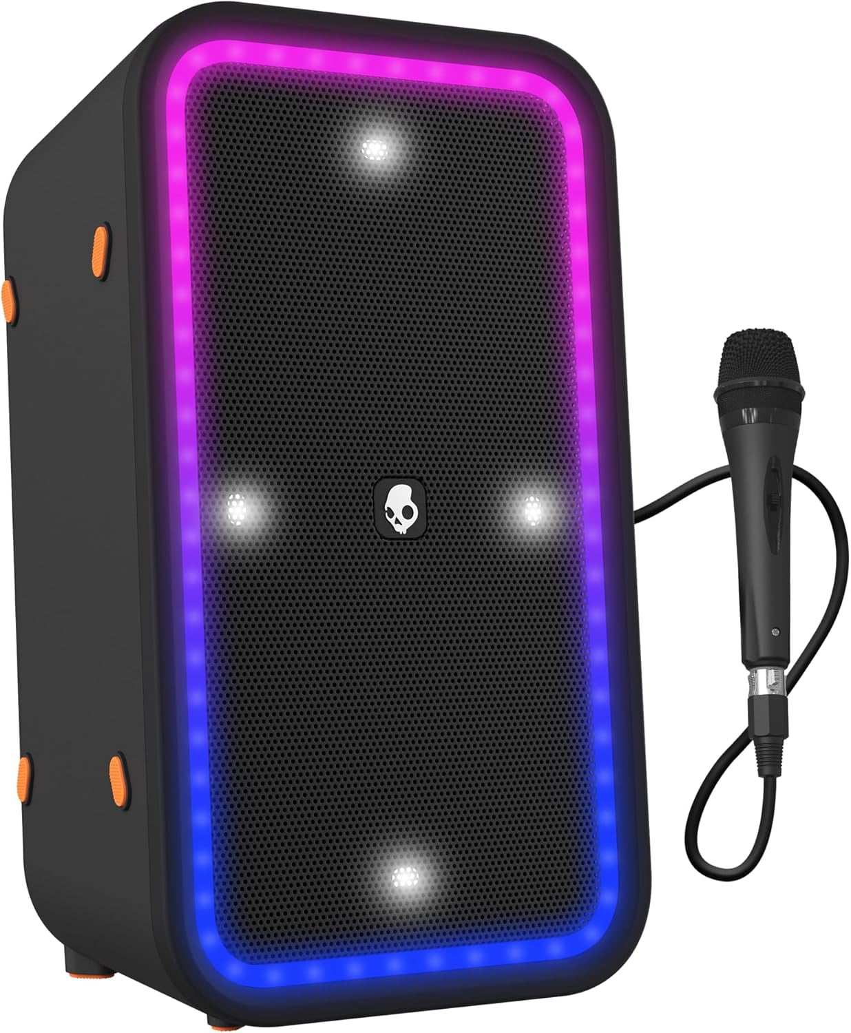 Skullcandy Stomp XL Bluetooth Speaker – IPX5, LED Lights & Strobe Modes ...