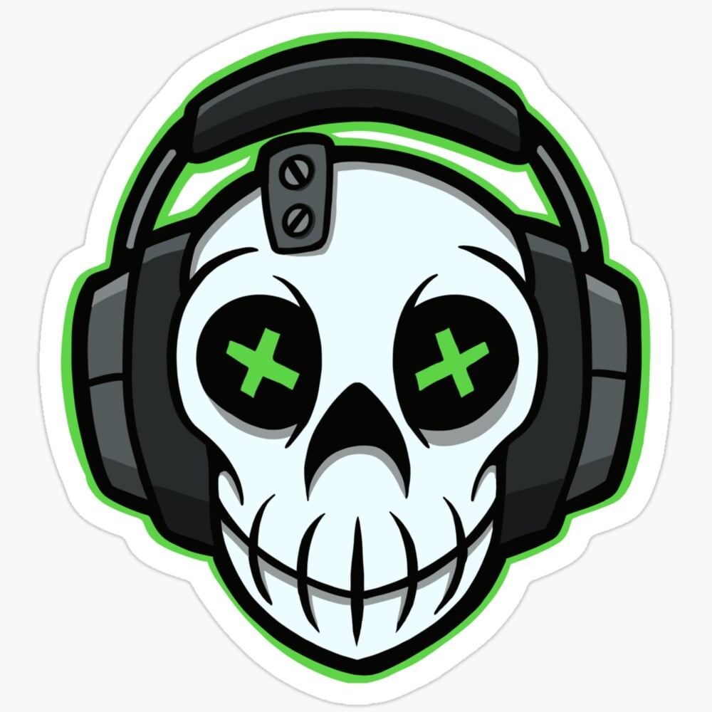 Skullphones Stickerphone Decal Water Bottle Stickers, Vinyl Stickers ...