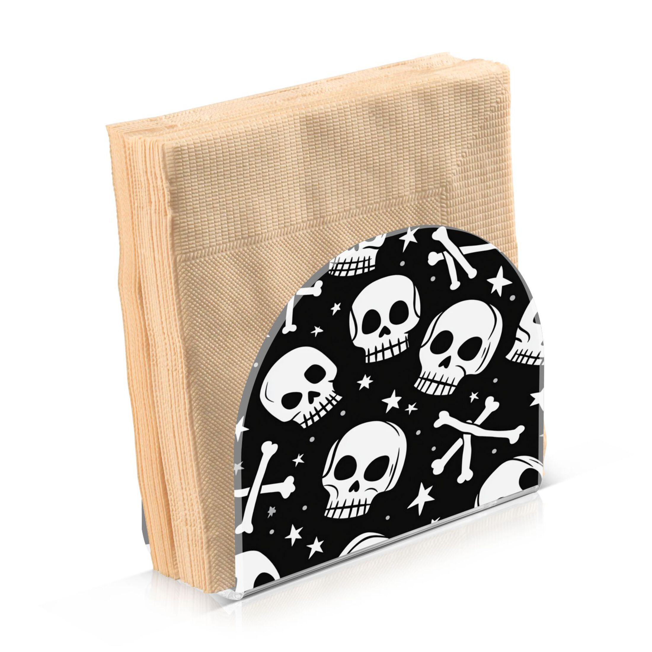 Skulls Bones Stars Napkin Holders for Tables Napkin Stand Paper Holder ...