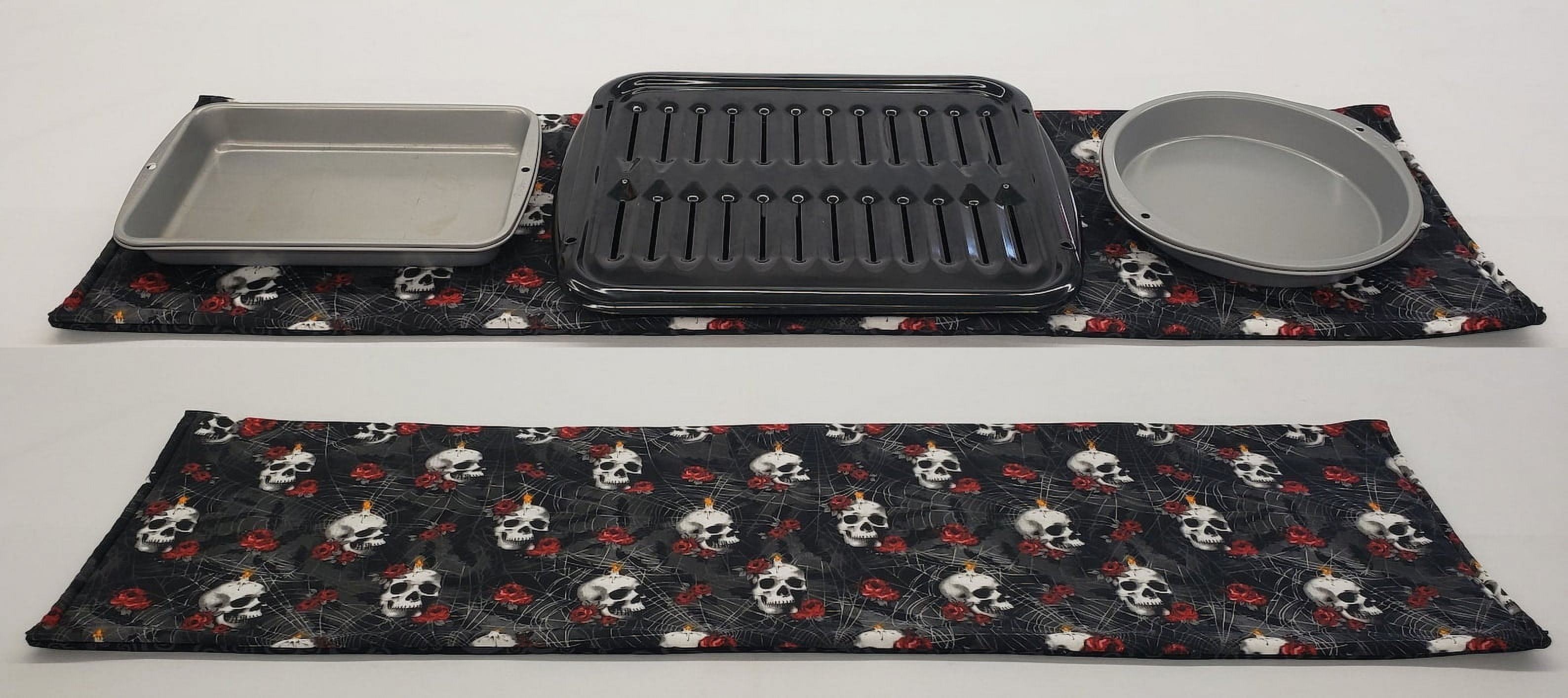 Skulls Webs & Roses Hot Pads or Hot Pad Runner by Penny's Needful ...