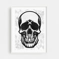Skulls and Skull. Episode 18 - Illustration Skull Gothic Line Art ...