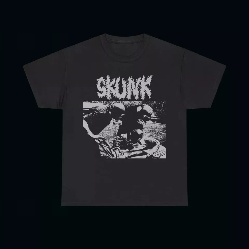 Skunk Grindcore T Shirt Crust Punk Vintage Dystopia Disrupt Agathocles ...