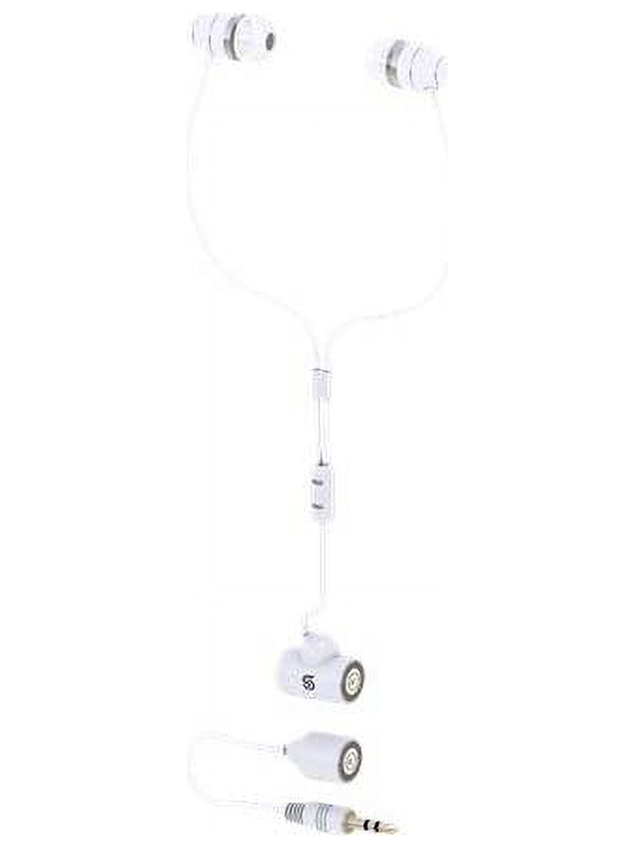 Skunk Juice Earbuds Headphones White - Walmart Business Supplies