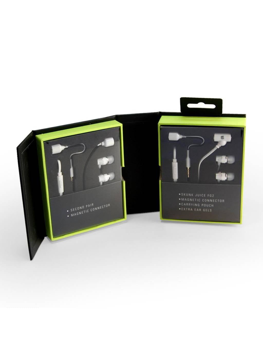 Skunk Juice FG-2 Earbuds - White - Walmart.com