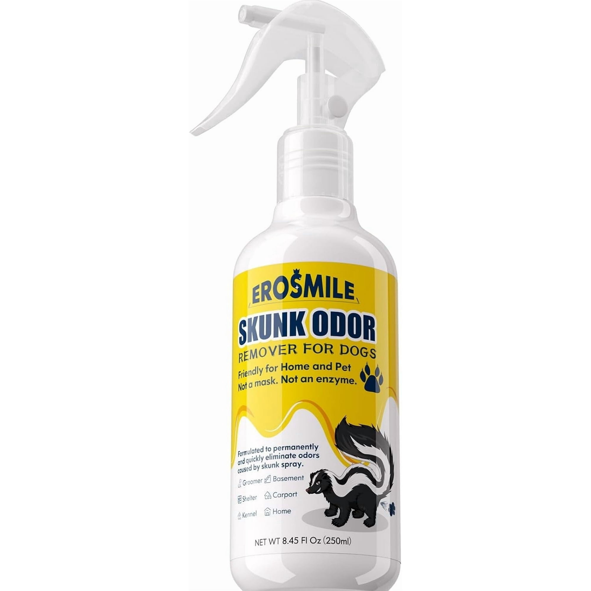 Skunk off Odor Eliminator Pet Spray 8.45oz - Safe for Head & Face ...