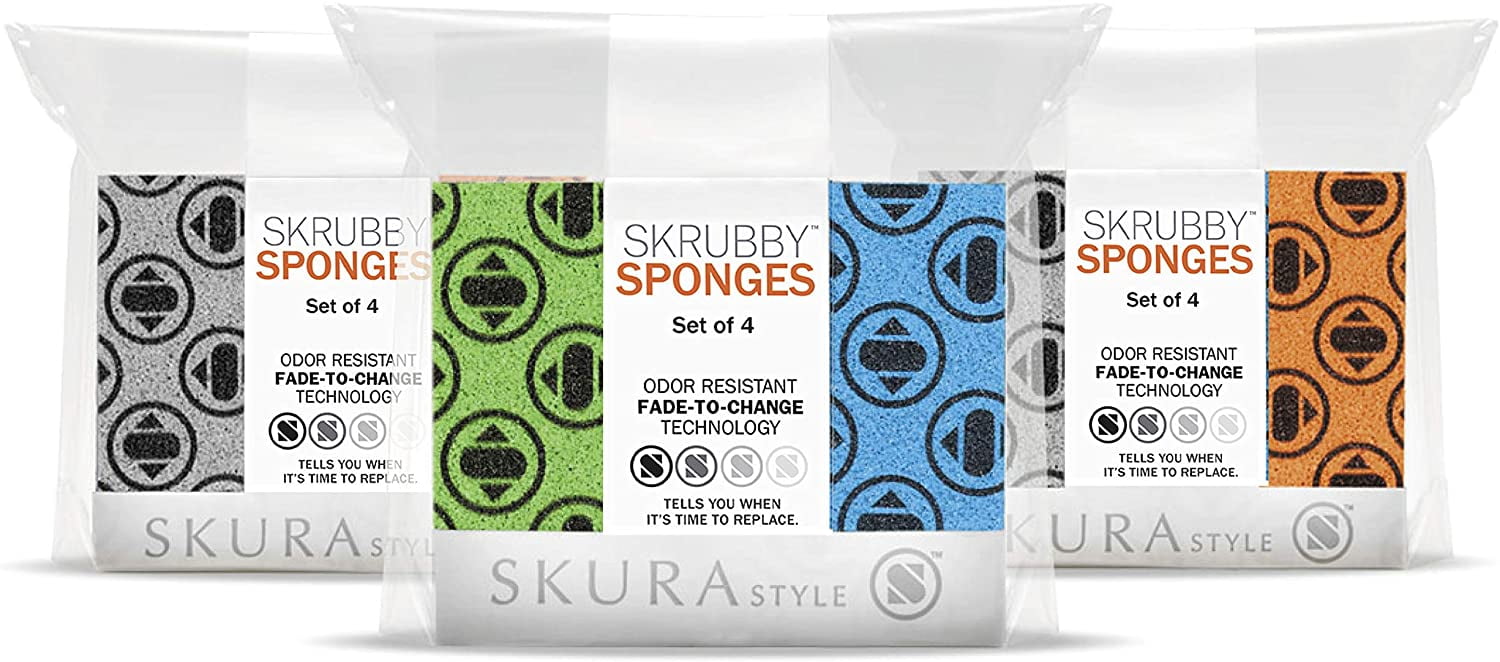 Skura Style Dish Sponges, Modern Kitchen & Dish Sponges, 12 Sponges ...