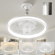 YANASO Low Profile Ceiling Fan with LED Light, App & Remote Control, 8 ...
