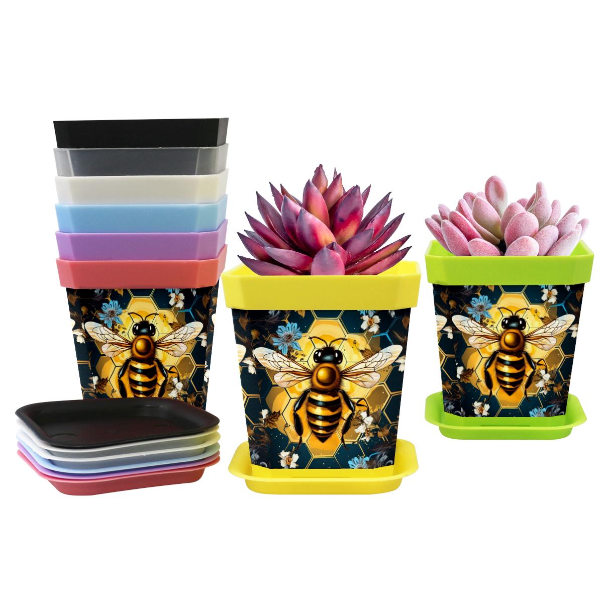 Sky Bees Caribbean Planter 8PCS - Lightweight Indoor Outdoor 8 ...