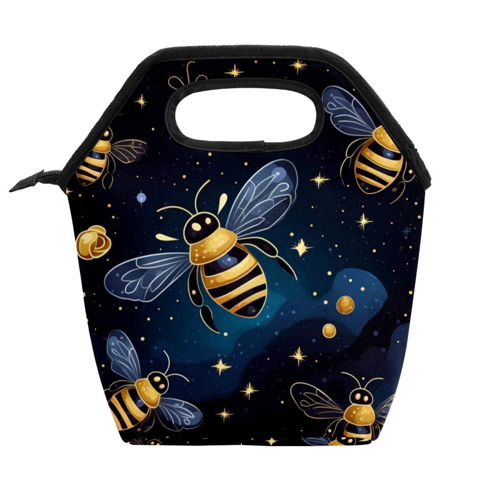 Sky Bees Large Capacity Lightweight Printed Insulated Ideal Lunch Bag ...
